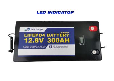 China 12V 300Ah LiFePO4 Powerwall Battery with LED Display - 3840Wh Capacity, IP65 Rating for Solar & RV Applications for sale