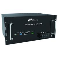 China CAN RS485 Communication LiFePO4 Telecom Battery Bank 48V 100Ah 5120Wh with LCD Display for sale
