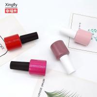 China Glass Material 7ml Nail Polish Bottle container Customizable Colors SGS for sale