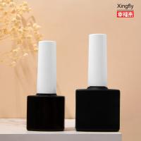 China Square Glass Empty Uv Gel Polish Bottles Professional Grade for sale