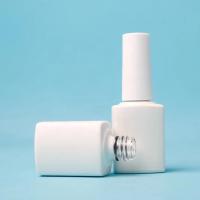 China Glass Material Gel Polish Square Bottle Cosmetic  With Spray Coating for sale