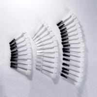 China Black And White Nail Polish Brush Arc Shaped Nylon Material for sale