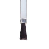 China Black And White Nail Polish Brush Arc Shaped Nylon Material for sale
