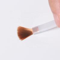 China Plastic Nylon Brush On Nail Polish Replacement   White and Grey for sale