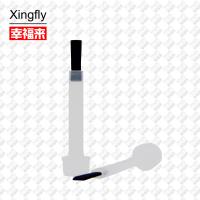 China Curved Fingernail Polish Brushes For Screw Cap Nail Care Bottles for sale