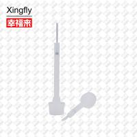 China Curved Fingernail Polish Brushes For Screw Cap Nail Care Bottles for sale