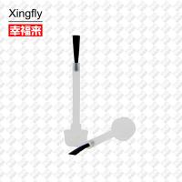 China Curved Fingernail Polish Brushes For Screw Cap Nail Care Bottles for sale