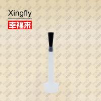China Flat Gel Nail Polish Brush Screw Cap Plastic Material For Bottles for sale