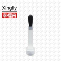China Black Fingernail Polish Brushes For Nail Polish PE Plastic Nylon Material for sale