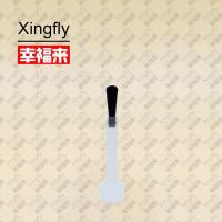 China Black Fingernail Polish Brushes For Nail Polish PE Plastic Nylon Material for sale