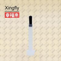 China Black Fingernail Polish Brushes For Nail Polish PE Plastic Nylon Material for sale