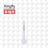 China UV Gel Nail Polish Brush Bristle Material Black Color For Nail Care for sale