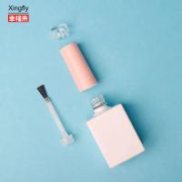 China 15ml Nail Polish Xingfly Empty Glass Bottles With Brush And Plastic Cap for sale