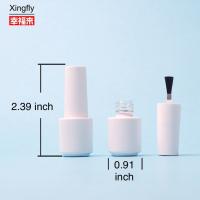 China 5ml Nail Polish Bottles Custom Empty Round Glass Gel Color Gel Polish for sale