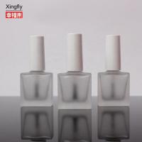 China 15ml Capacity Empty Nail Polish Bottles Round Logo Printing For nail art for sale