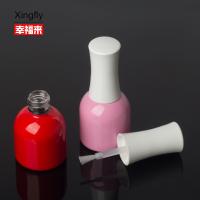 China UV Gel 10ml Nail Polish Black Bottle Glass Spray Coating Silk Printing for sale