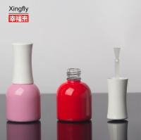China UV Gel 10ml Nail Polish Black Bottle Glass Spray Coating Silk Printing for sale