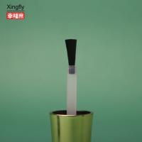 China Glass 15ml Nail Polish Bottle Custom Made UV Coating With Brush And Cap for sale