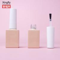 China 10ml Nail Polish Bottle Packaging White Black Nail Glass Bottle for sale