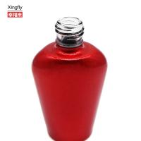 China Empty UV Gel 15ml Nail Polish Bottle Unique Shape With Cap And Brush for sale