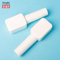 China Round Glass 8ml Gel Polish Bottle With Brush And Cap for sale