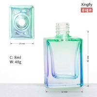 China Custom 10ml Gel Nail Polish Bottle Clear Empty Glass With Brush Cap for sale
