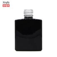 China Square Nail Polish Bottle Unique 13ml Empty UV Gel Polish Bottles With Cap And Brush for sale