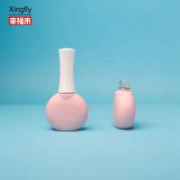 China Unique Nail Gel Polish Glass Bottle OEM Custom Empty Gel Polish Bottles With Brush And Cap for sale