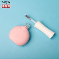 China Unique Nail Gel Polish Glass Bottle OEM Custom Empty Gel Polish Bottles With Brush And Cap for sale