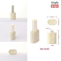 China 10ml Nail Gel Polish Glass Bottle Custom Color Design Empty Bottle With Brush Cap for sale