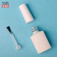 China 8ml Nail Polish Glass Bottle Square With Brush Empty Gel Uv Nail Polish Bottle for sale