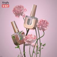 China Customized LOGO Gel Polish Square Bottle For 10ML-15ML Capacity With Different Brushes And Caps for sale