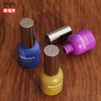 China 14ml Nail Polish Bottle Empty Glass Nail Polish Uv Gel Cosmetic Packaging Bottles for sale