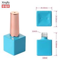 China Square Nail Polish Bottles 10ml UV Gel Nail Polish Jars Bottles for sale