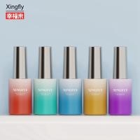 China 10ml Nail Polish Bottle UV Nail Bottle 10ml Gel Polish With Brush Cap for sale
