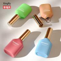 China 15ml Nail Polish Bottle Empty Glass Nail Gel Polish Bottle With Cap And Brush for sale