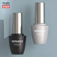 China 15ml Empty Glass Nail Polish Bottles Gel Cosmetic Packaging Gel Nail Polish Glass Bottle for sale