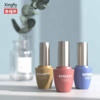 China 15ml Cosmetic Packaging Empty Nail Polish Bottles With Brush Gel Polish Bottle for sale