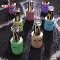 China 15ml Nail Polish Bottle Round Nail Polish Empty Uv Gel Cosmetic Packaging Polish Bottle for sale