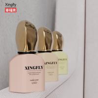 China 12ml Nail Polish Bottle Empty Gel Glass Bottle With Cap And Brush For UV Gel Polish for sale