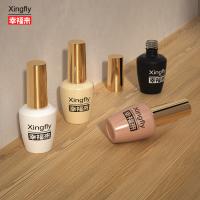 China Round Nail Polish Bottle 16ml Uv Gel Polish Glass Bottle For Nail Polish With Cap And Brush for sale