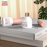 China 10ml Nail Polish Bottle Round Gel Polish Uv Customize LOGO Glass Bottle for sale
