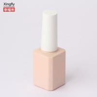 China 15ml Nail Polish Bottle UV Cosmetic Packaging Empty Nail Polish Bottles With Brush for sale