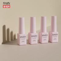 China 5ml Nail Polish Bottle Empty Square Gel Polish Glass Bottles With Cap Brush for sale