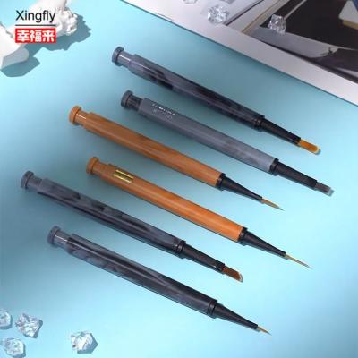 China Nail Painting Brush Head Gel Nail Polish Painting Nail Art Brush Pen with Replaceable Brush for sale