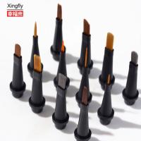 China Nail Painting Brush Head Gel Nail Polish Painting Nail Art Brush Pen with Replaceable Brush for sale