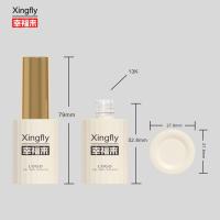 China 12ml Nail Polish Bottle UV Empty Glass Gel Nail Polish Bottles With Cap Brush for sale
