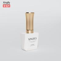 China 12ml Nail Gel Polish Bottle Customized LOGO empty nail polish bottles with brush Cap for sale