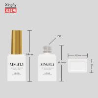 China 17ml Nail Gel Bottle Custom Cosmetic Large Capacity Nail Polish Oil Empty Glass Bottle for sale