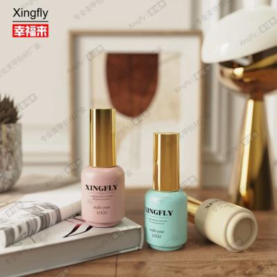 China 17ml Gel Nail Polish Round Nail Art Customized LOGO Nail Gel Polish Packaging Bottle for sale